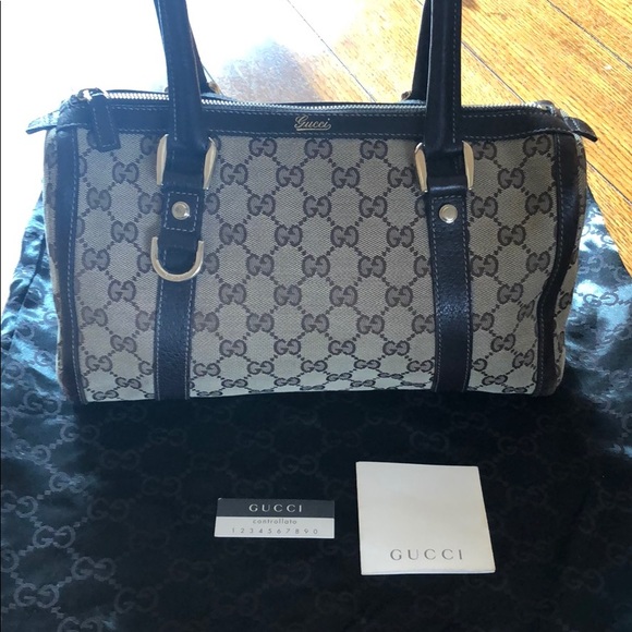 Gucci | Bags | Gucci Monogram Handbag | Poshmark